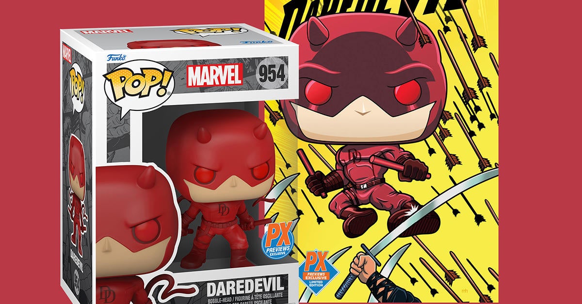 Funko Pop Daredevil Exclusive Launches With Variant Comic