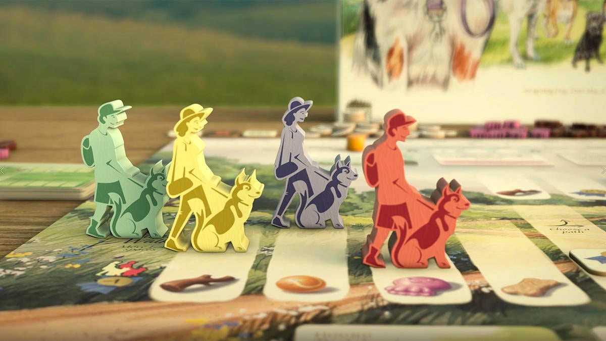 Take Very Good Dogs on Walk in Dog Park Board Game