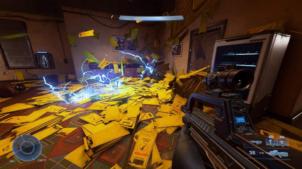 Halo Infinite Bug Creates Endless Wet Floor Signs