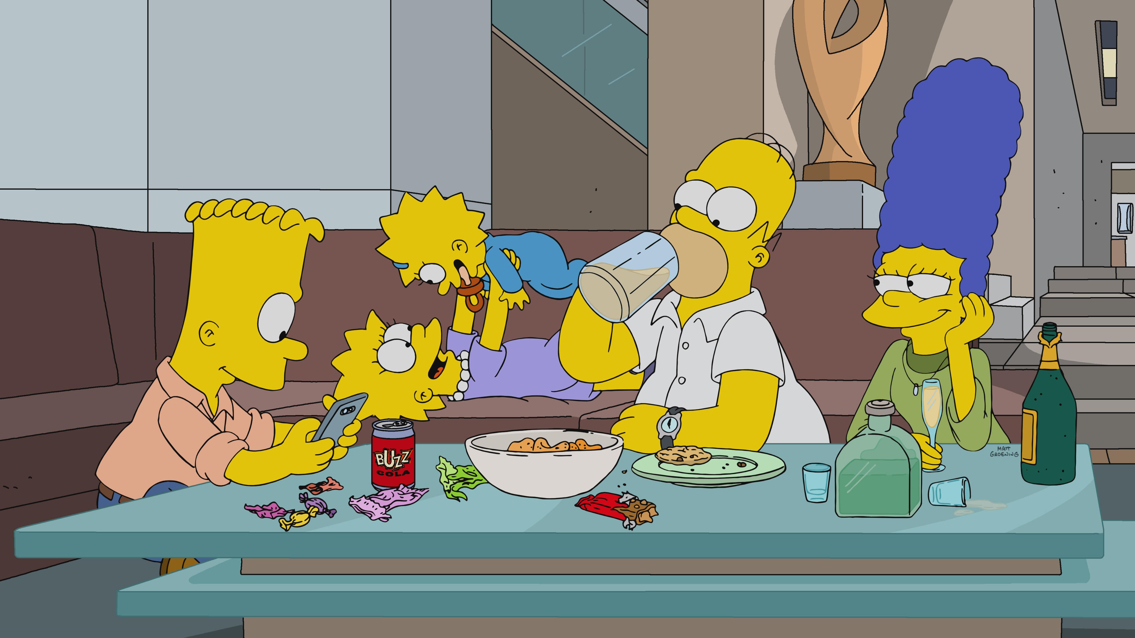 New The Simpsons: Treehouse of Horror Images Confirm Parasite Parody