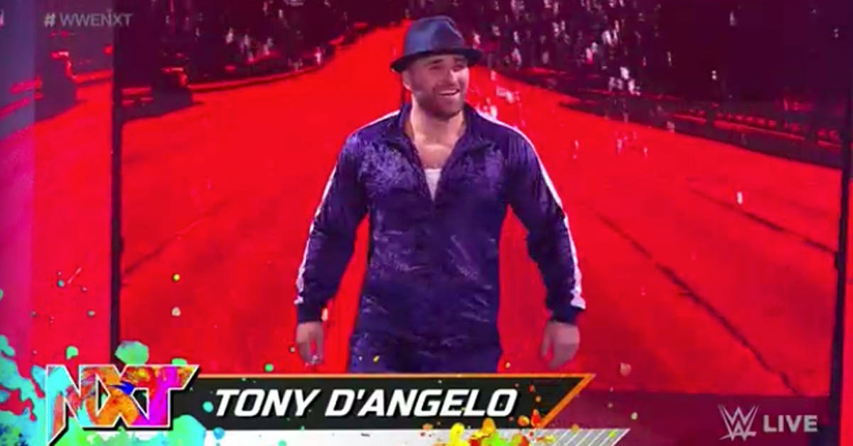 WWE's Tony D'Angelo is Already Over with NXT Fans