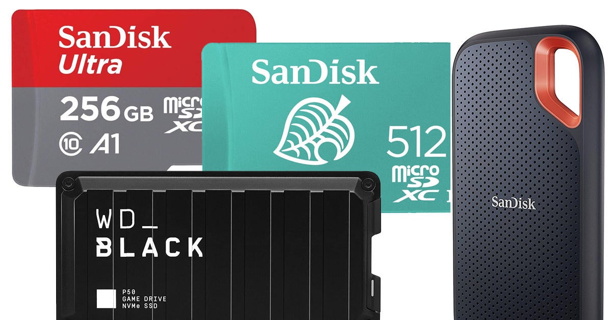 Amazon's SanDisk Storage Sale is Perfect for The Nintendo Switch OLED