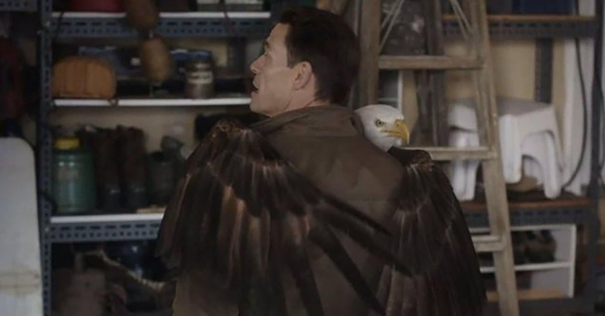 Peacemaker Fans Are Loving His Pet Eagle in First Trailer Peacemaker Fans Are Loving His Pet Eagle in First Trailer
