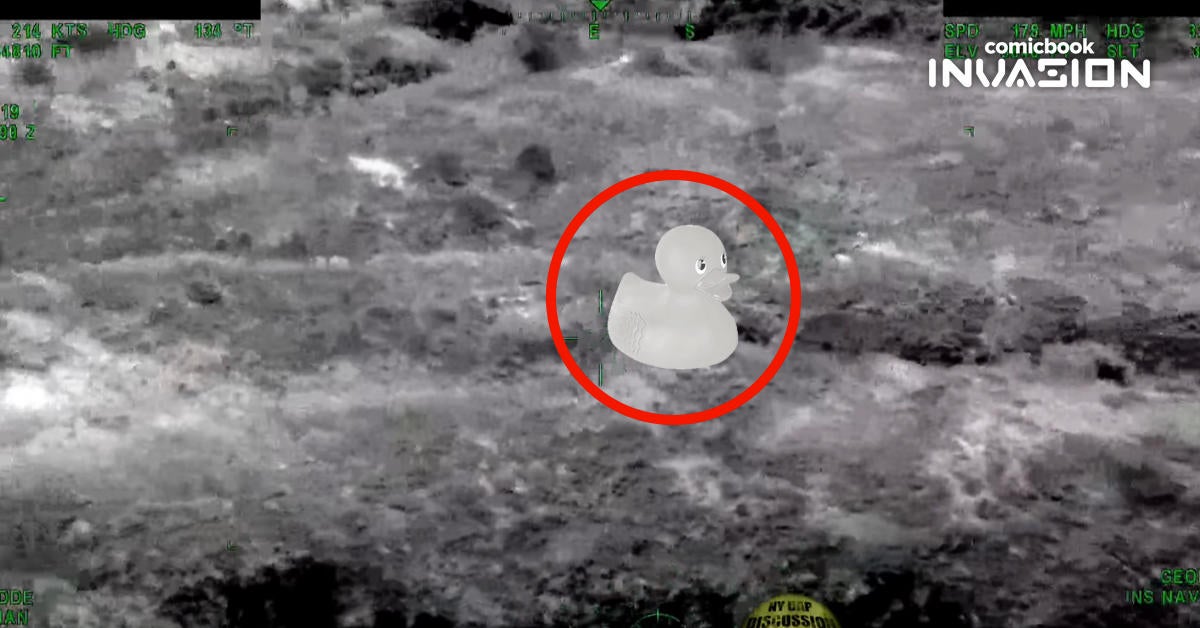 A US Spy Plane Caught Footage of a Rubber Duck-Shaped UFO Flying Over ...