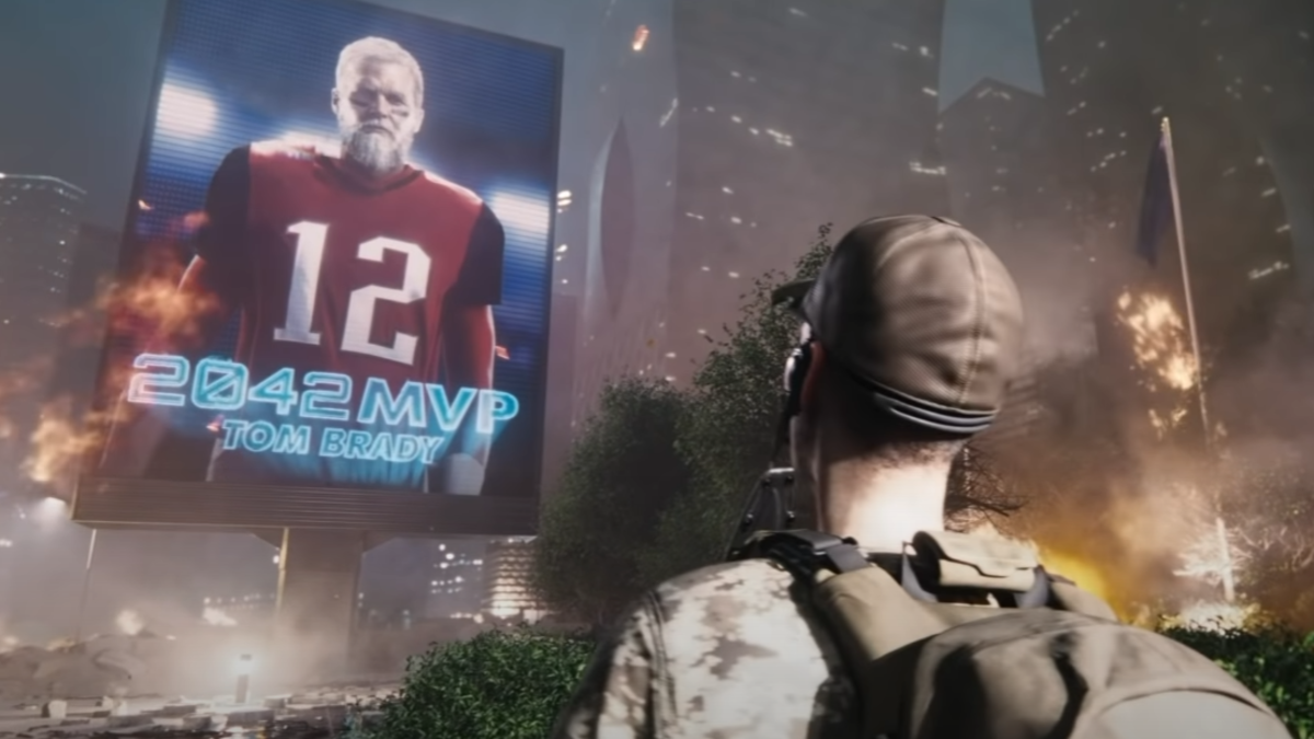 New Battlefield 2042 Trailer Features Old Man Tom Brady