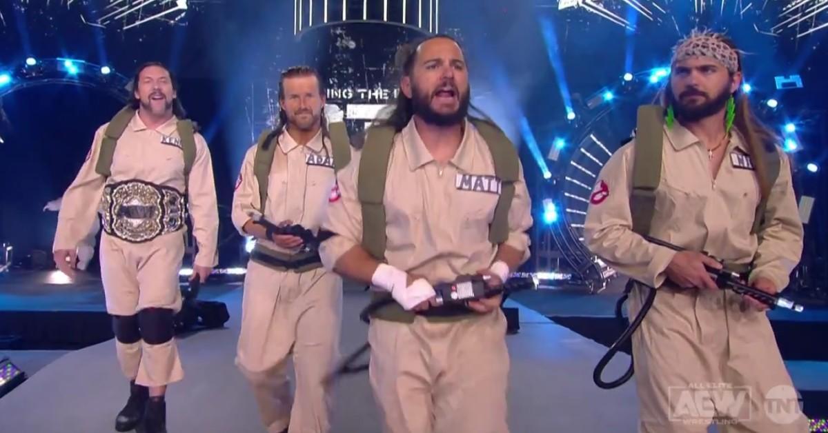 AEW Dynamite's Main Event Featured Halloween Costumes From Ghostbusters ...