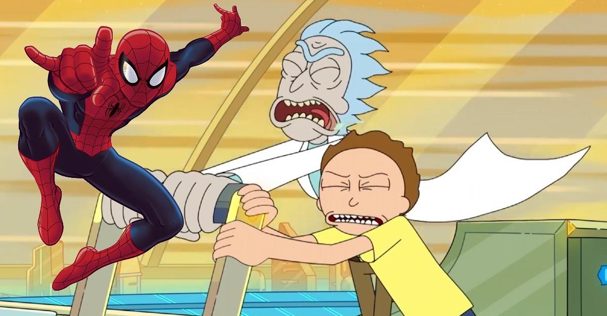 Rick And Morty Cosplay Fuses The Mad Scientist With Marvel's Spider-Man