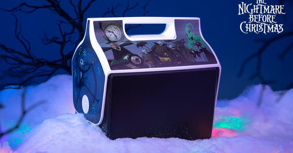 Picnic in Halloween Town With The Nightmare Before Christmas Igloo Cooler