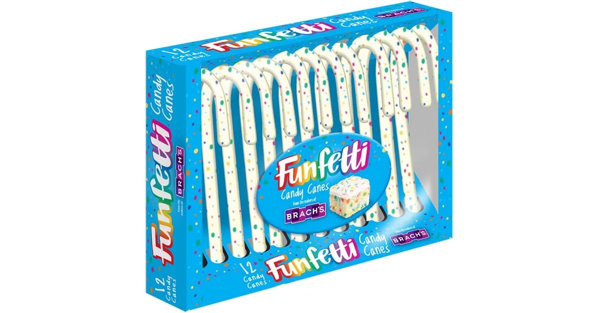 Brach's Introduces New Funfetti Candy Canes for the Holidays
