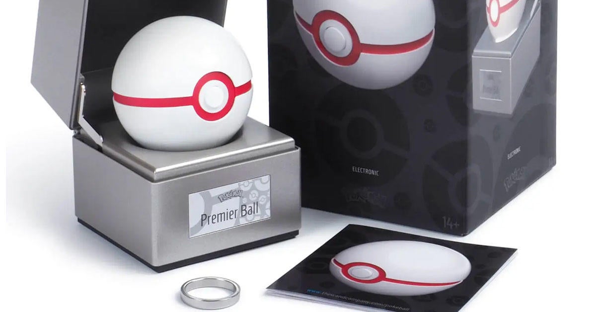 Pokemon Electronic Premier Ball Replica Is up for Pre-Order