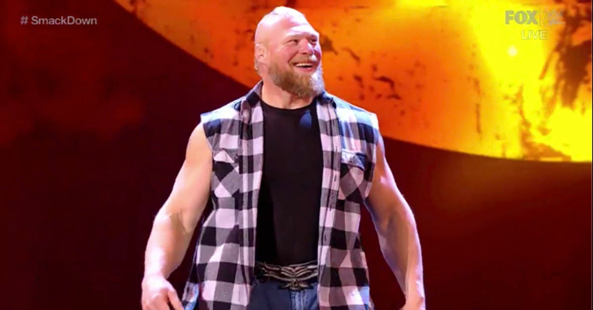 WWE's Brock Lesnar Returns and Helps Make a Roman Reigns Title Match ...