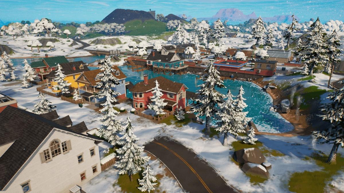 Fortnite Chapter 3 Leak Reveals Huge Dinosaur Under the Snow