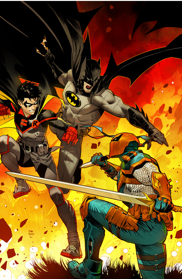 Batman, Robin and Deathstroke Collide in DC's Shadow War Crossover
