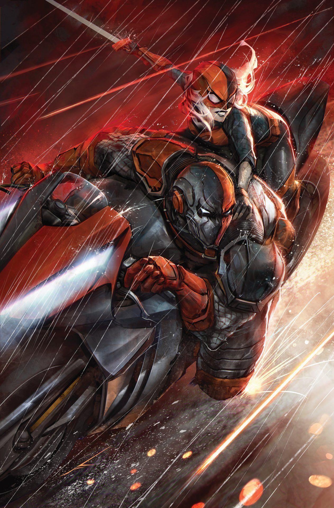 Batman, Robin and Deathstroke Collide in DC's Shadow War Crossover