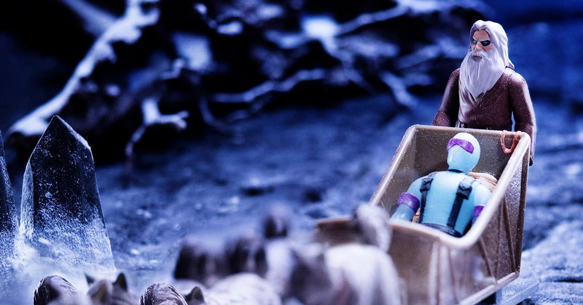 G.I. Joe ReAction Snake Eyes and Blind Woodsman Arctic Rescue Vehicle ...