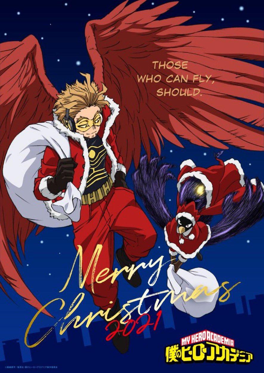My Hero Academia Creator Celebrates The Holidays With Hawks Art