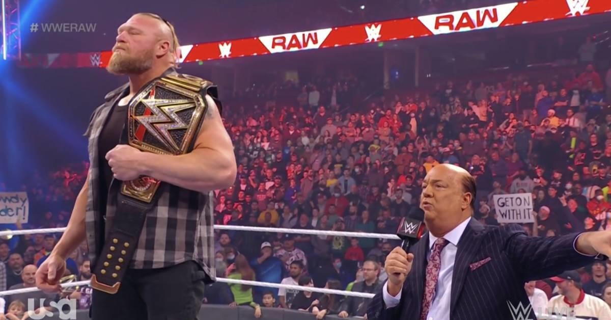 Paul Heyman Reunites With Brock Lesnar on WWE Raw
