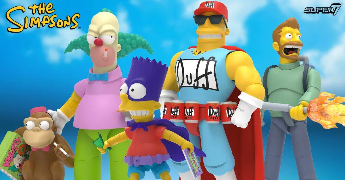 The Simpsons Ultimates Wave 2 Figure Pre-Orders: Bartman, Duffman ...