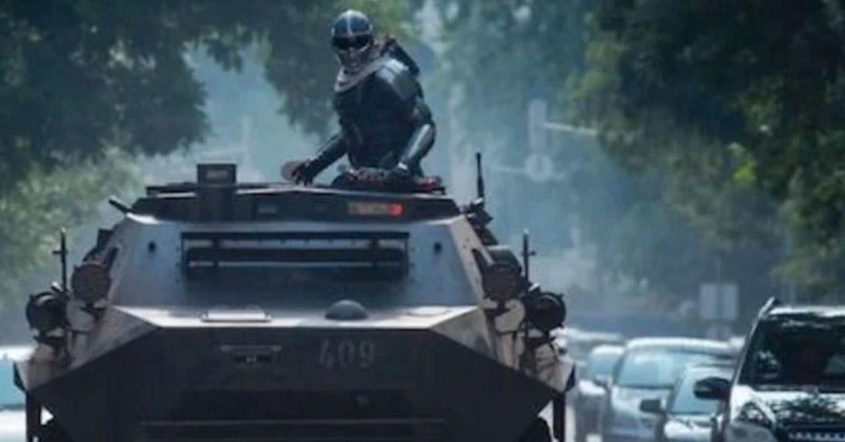 Black Widow's Taskmaster Tank Was Actually Driven Around on Set