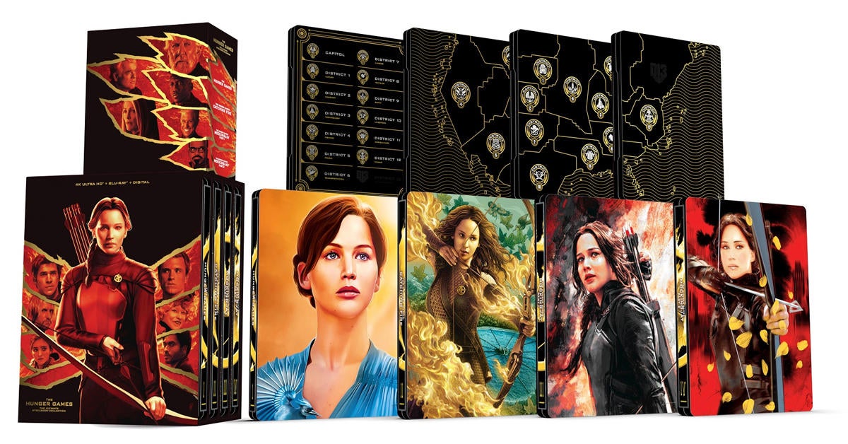 The Hunger Games Collection Exclusive 4K Blu-ray Box Set Is up for Pre ...