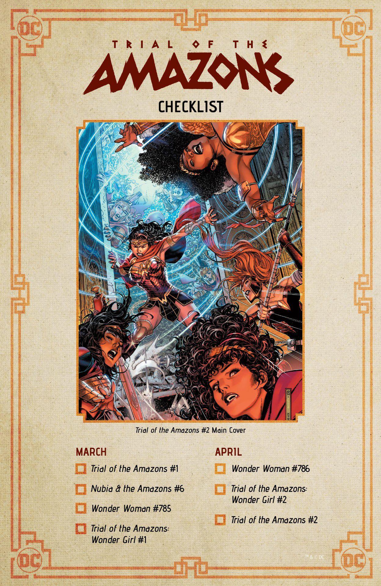 DC Reveals Trial of the Amazons Preview