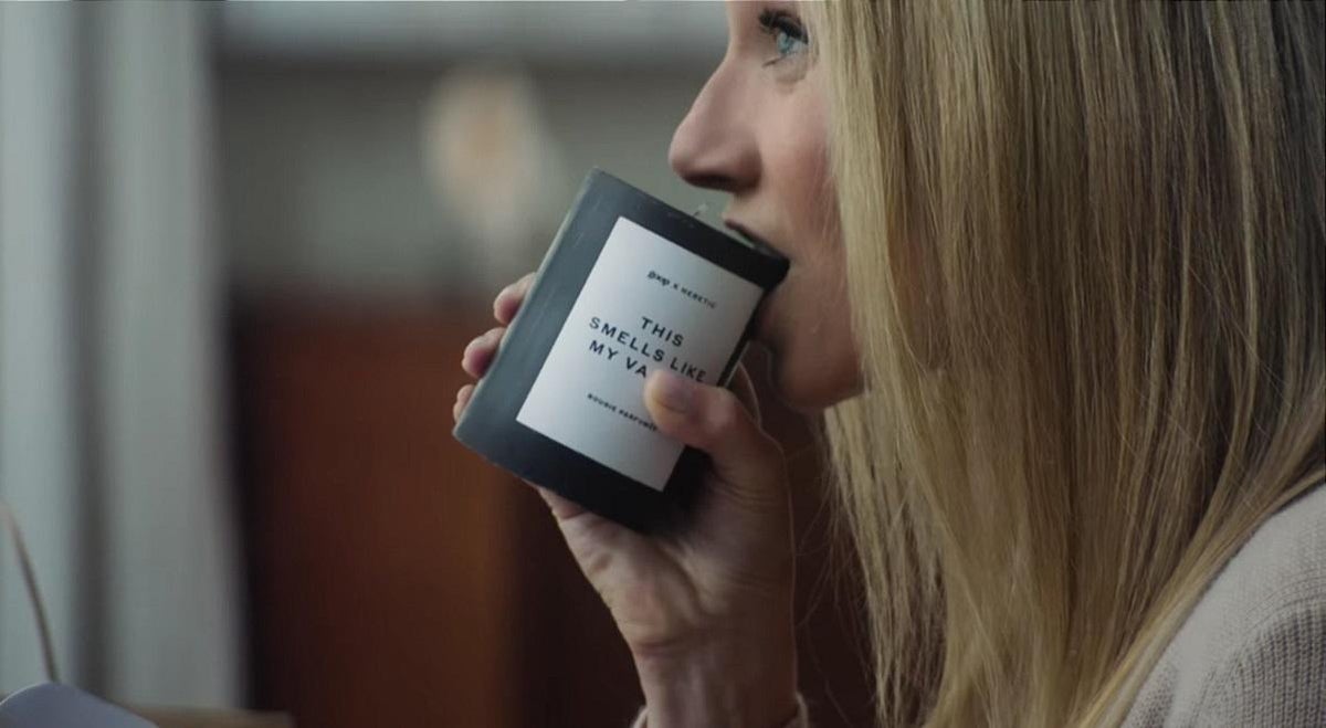 Gwyneth Paltrow Trying To Eat Her Candle In Uber Eats Super Bowl ...