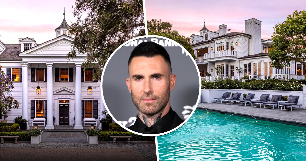 Peek Inside Adam Levine's Breathtaking Santa Barbara Home Previously ...