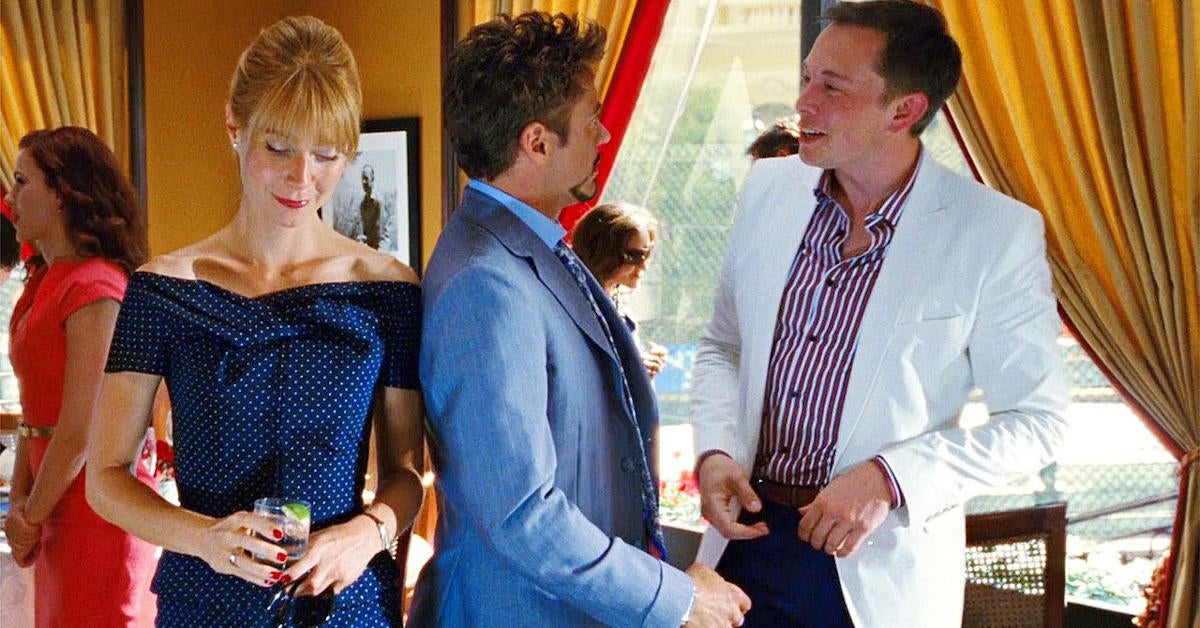 Elon Musk Tony Stark Infographic