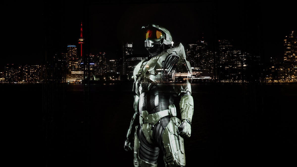 Halo: Paramount+ Reveals World's Biggest Hologram of Master Chief