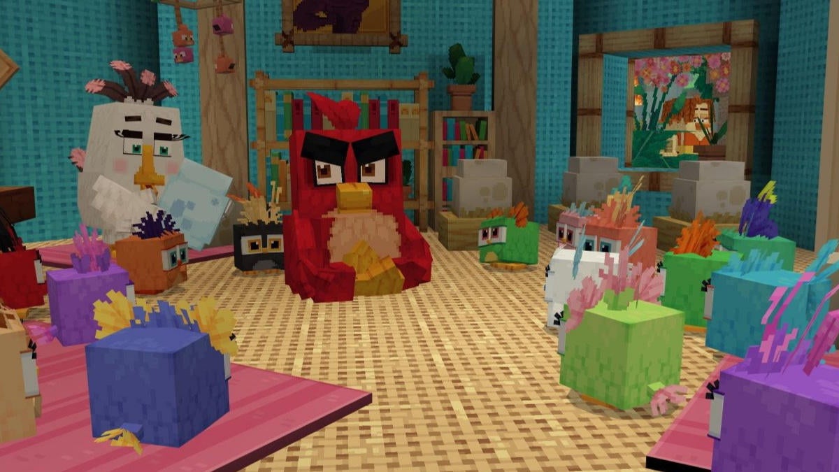 Minecraft Reveals New Angry Birds DLC