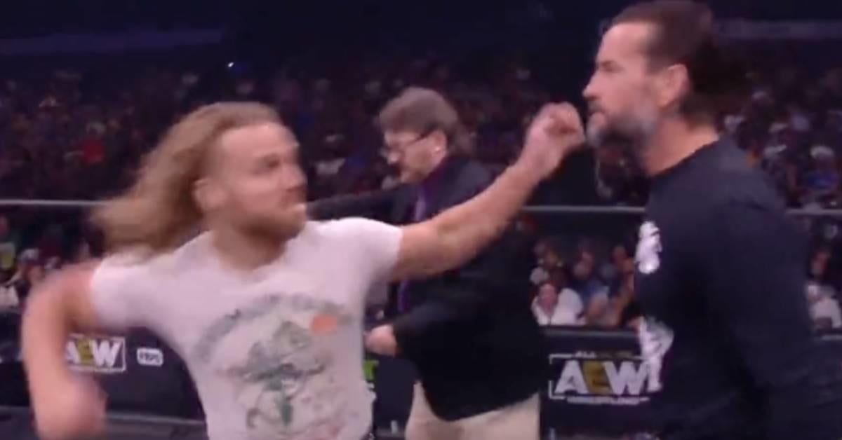 Watch Adam Page Nail CM Punk With a Punch at the End of Their Final ...