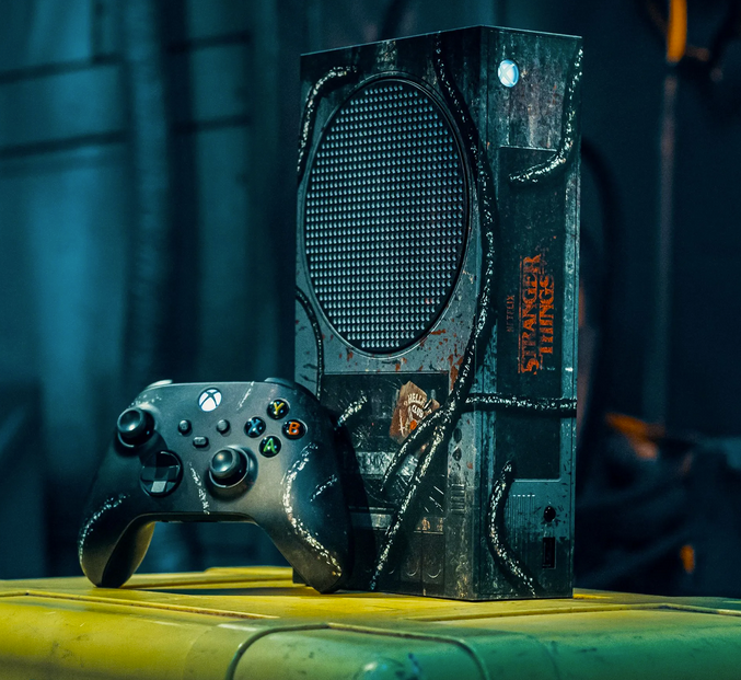 Stranger Things Season 4 Reveals Custom Xbox Series S Giveaway