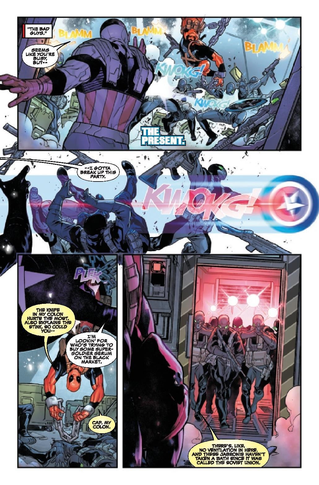 Sam Wilson and Deadpool Track Super-Soldier Serum in Captain America ...