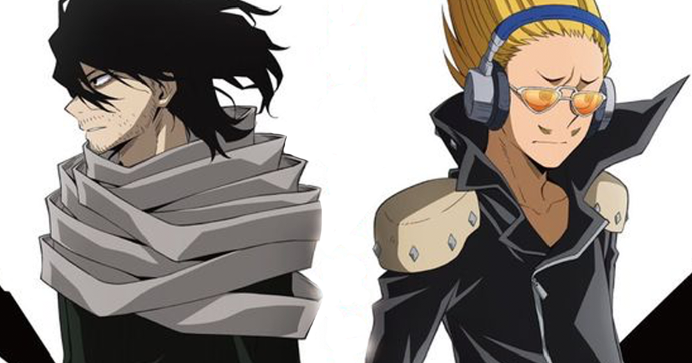 My Hero Academia Spotlights Eraserhead and Present Mic in New Art