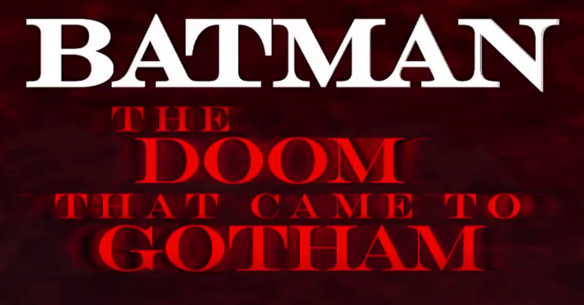 Batman: The Doom That Came to Gotham Movie Announced - TrendRadars