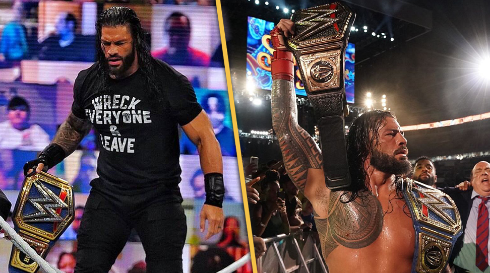 Undisputed WWE Universal Champion Roman Reigns Celebrates Historic ...