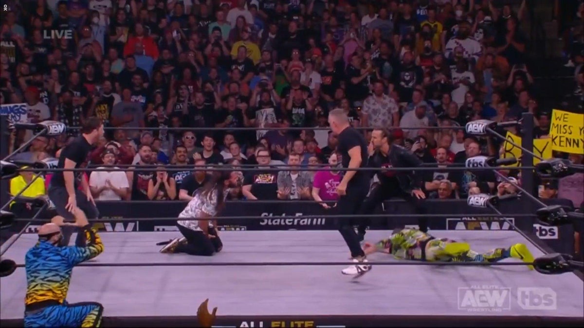 AEW Fans Freaking Out Over Adam Cole Turning on the Young Bucks