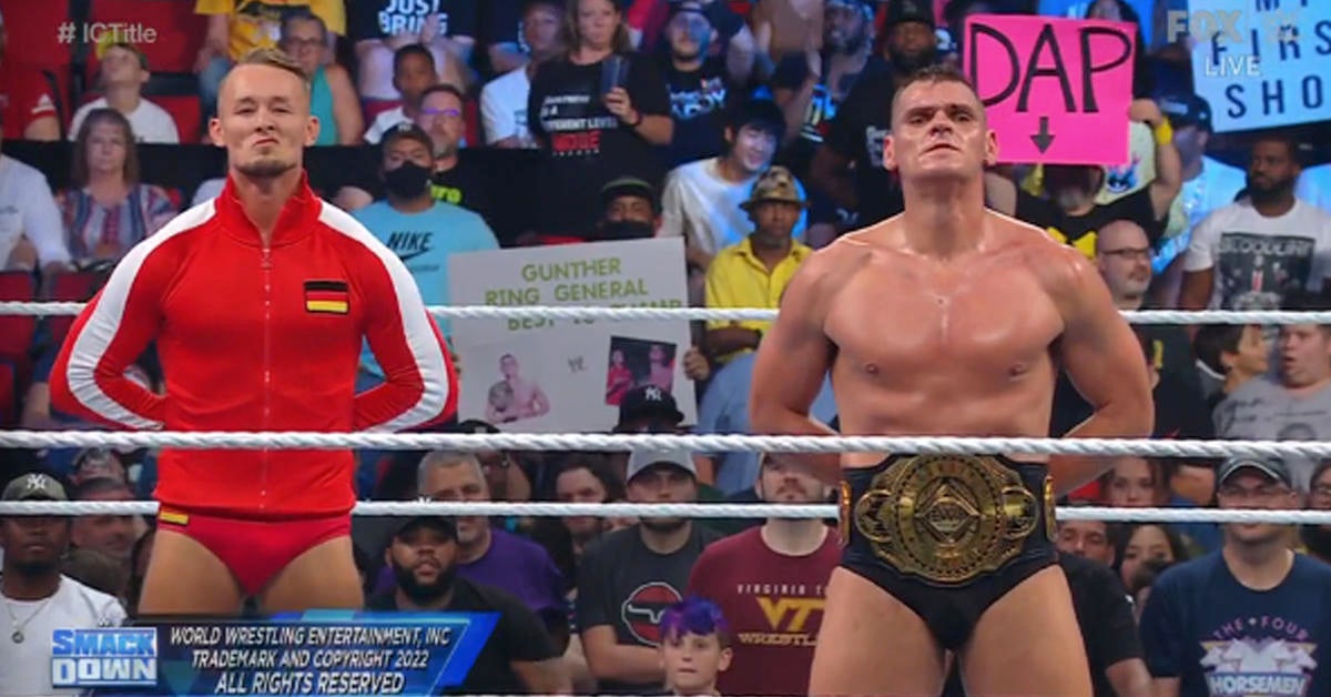 Gunther Retains the WWE Intercontinental Title in Phenomenal SmackDown ...