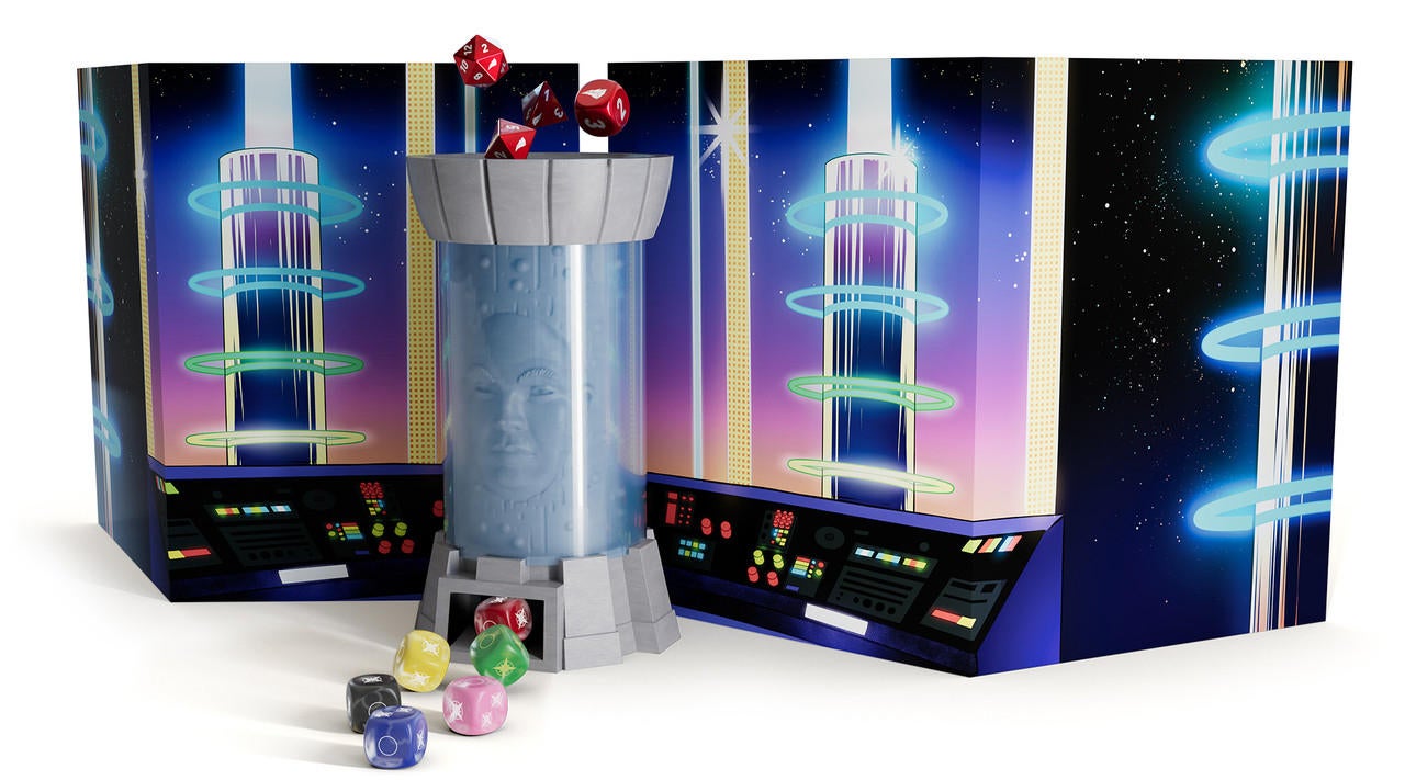 Power Rangers: Heroes of the Grid Zordon Dice Tower Up For Pre-Order