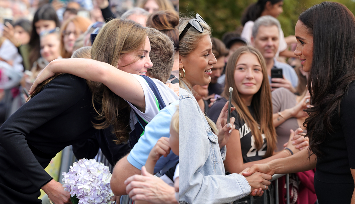 Meghan Markle and Kate Middleton Join to Comfort Mourners After Queen ...