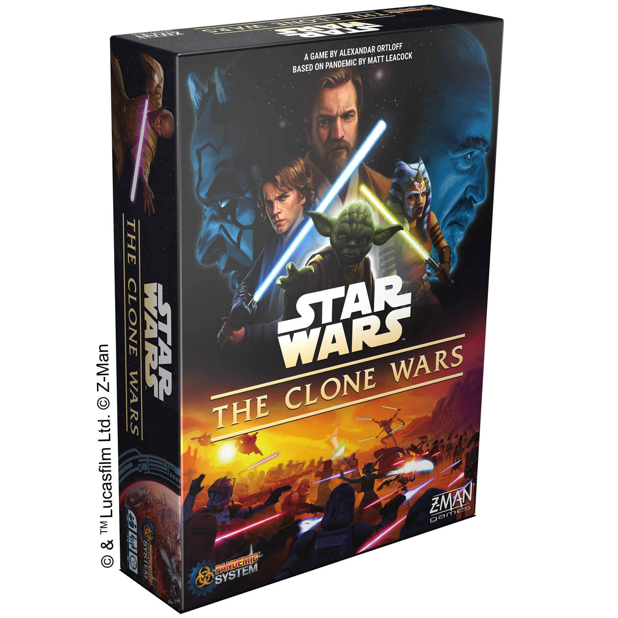 Asmodee and Z-Man Reveal Star Wars: The Clone Wars - A Pandemic System Game