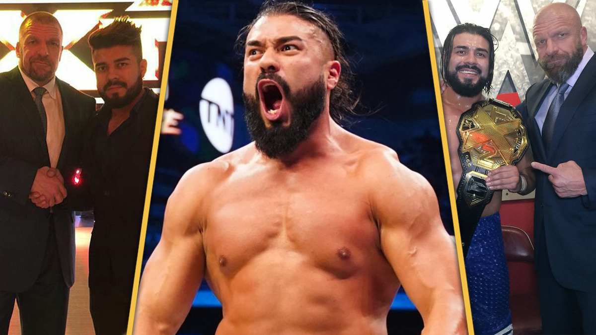Andrade El Idolo Says He's On "Good Terms" With Triple H