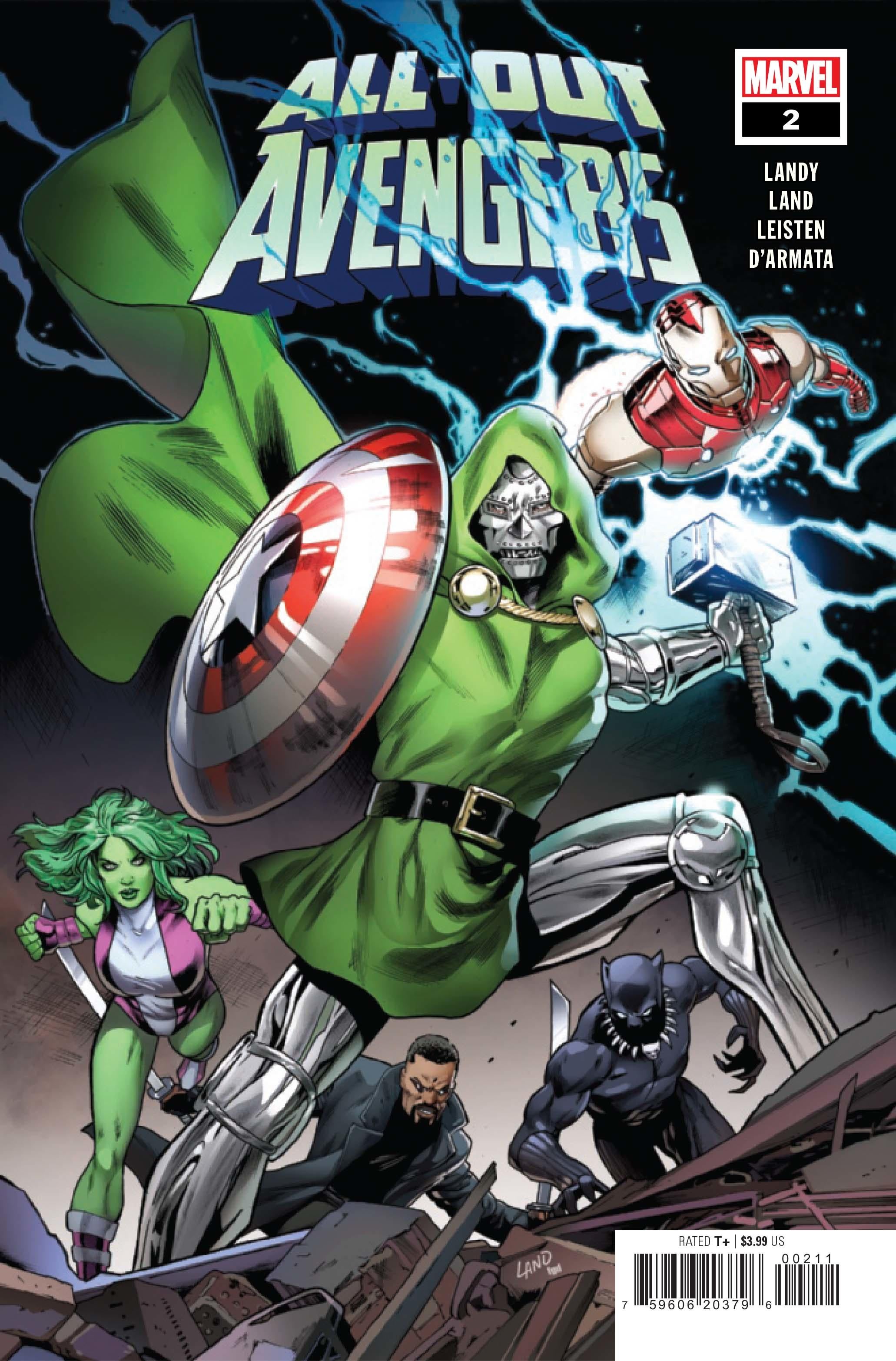 Marvel's New Avengers Preview Reveals Doctor Doom Wielding Thor's Hammer