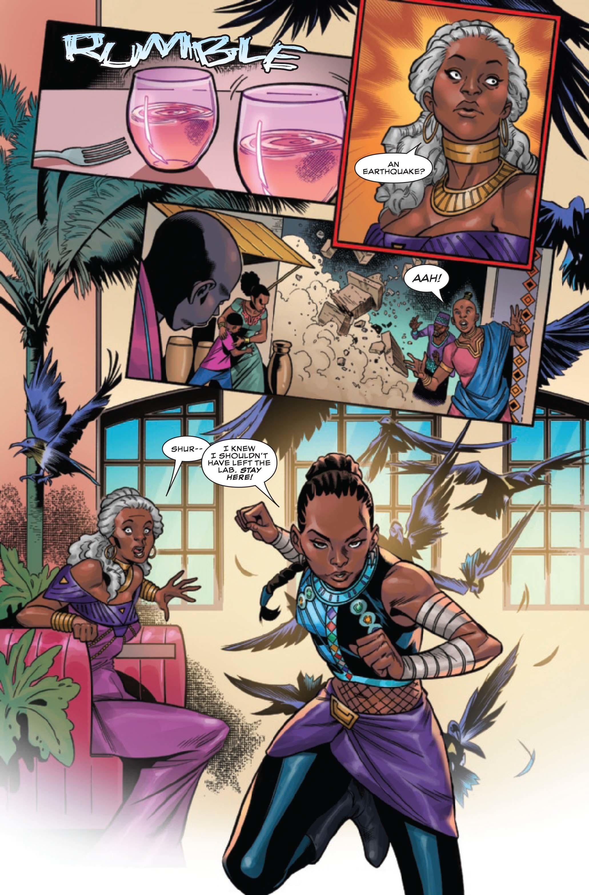 Marvel Previews New Black Panther Spinoff Series Wakanda