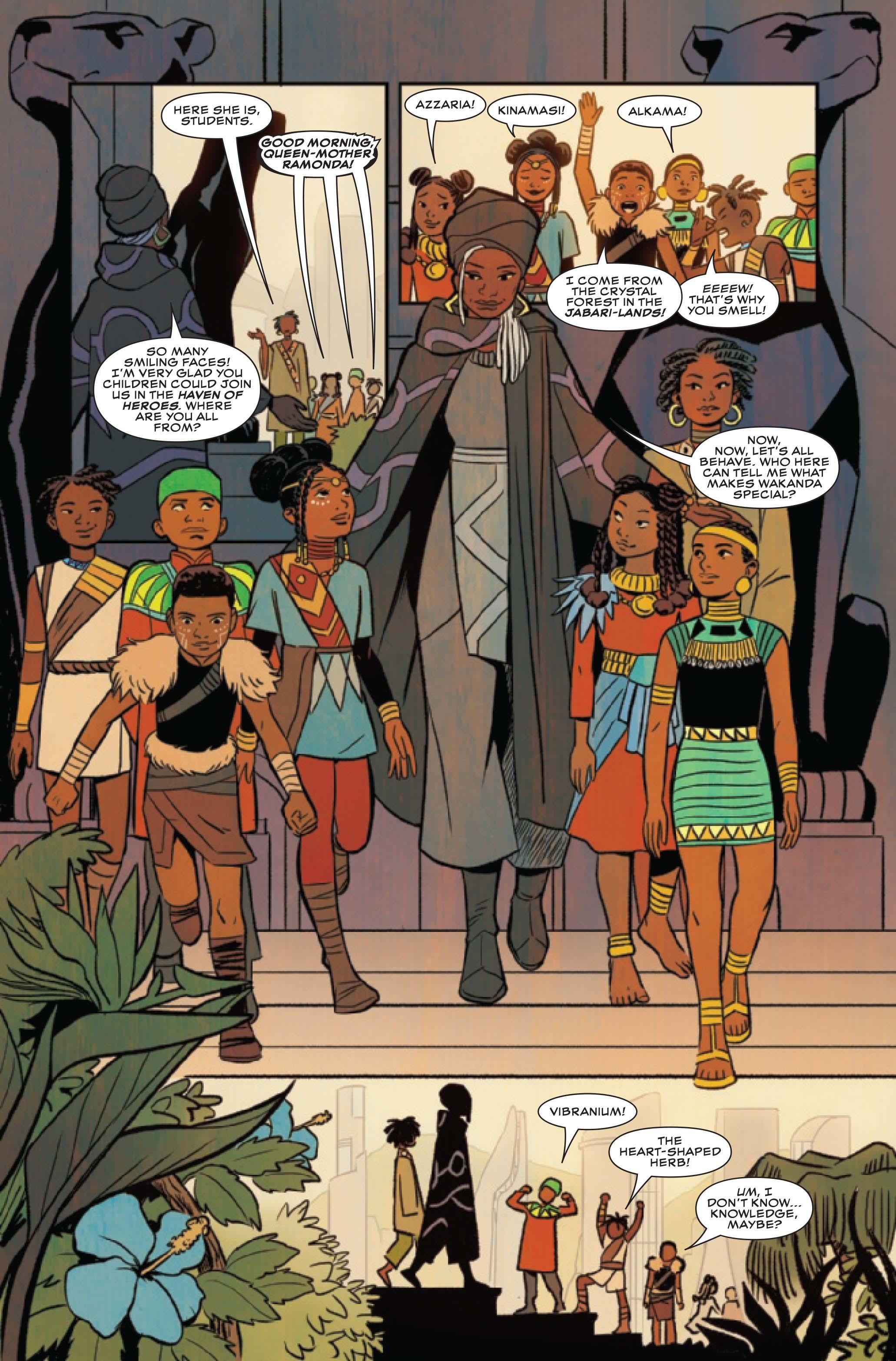 Marvel Previews New Black Panther Spinoff Series Wakanda