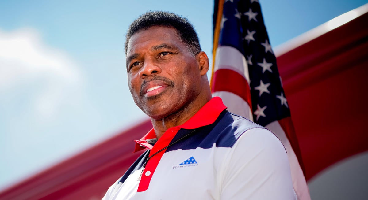 Herschel Walker's 'Prop' Badge Debate Moment is Like 'SNL' Meets 'Mad TV' Herschel Walker's 'Prop' Badge Debate Moment is Like 'SNL' Meets 'Mad TV'