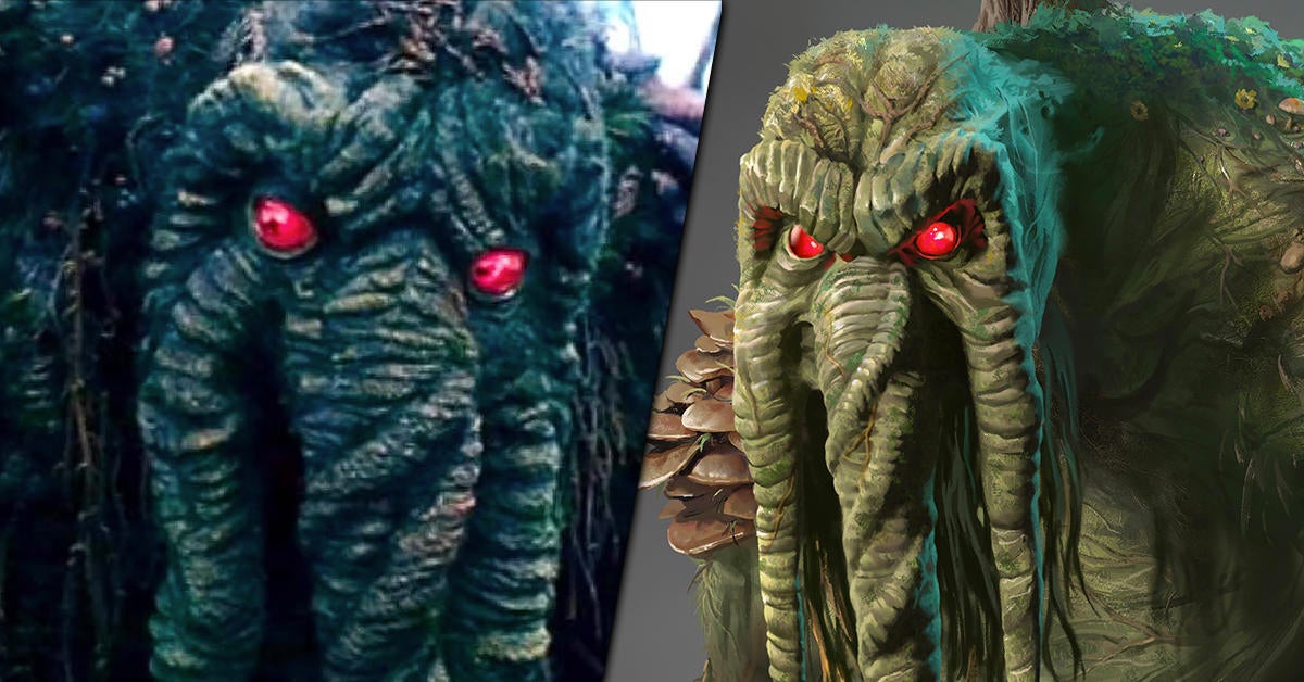 Werewolf by Night Artist Unveils First Man-Thing Concept Art