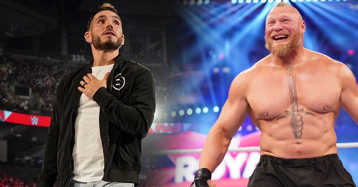 WWE's Johnny Gargano Worries Brock Lesnar Might Hunt and Eat Him If ...