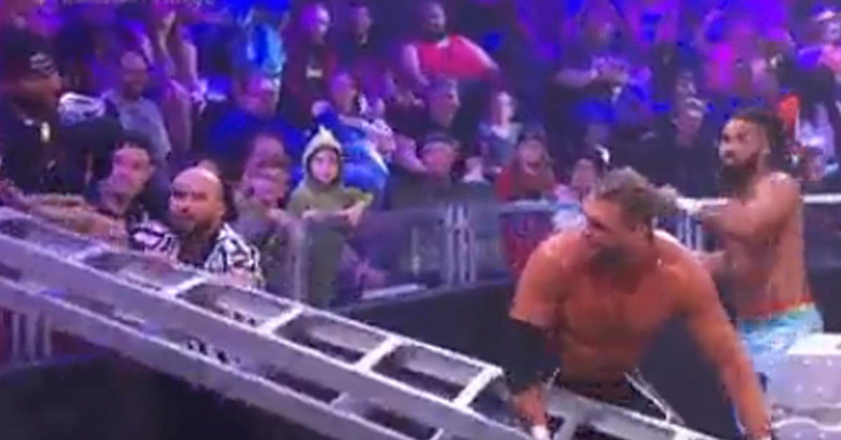 A Ladder Almost Hits a Fan at WWE NXT Halloween Havoc