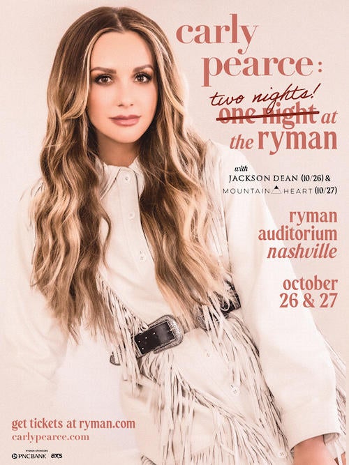 Carly Pearce Gushes Over 'Dream Come True' Performances at the Ryman ...